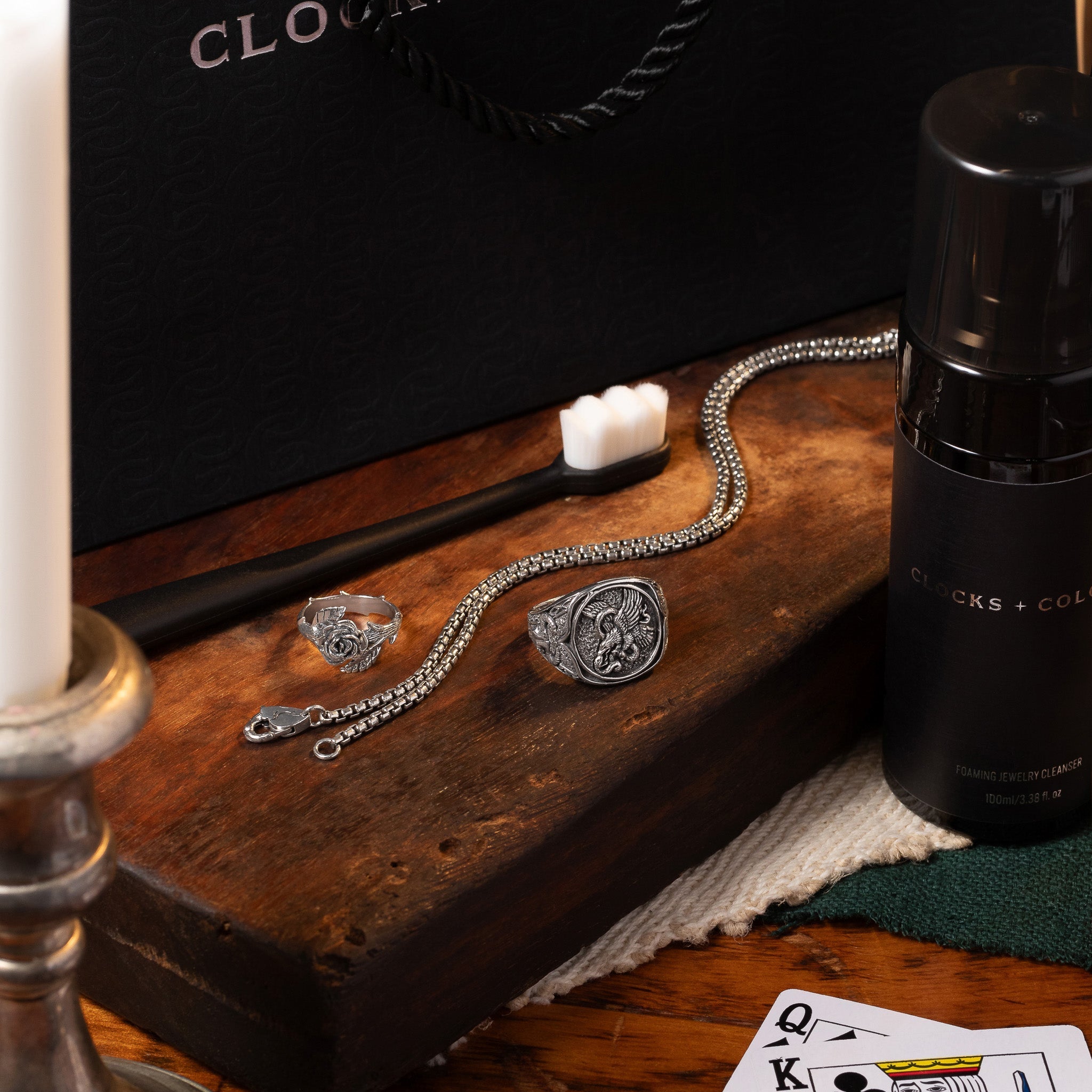 How to Clean Sterling Silver Jewelry | Clocks and Colours