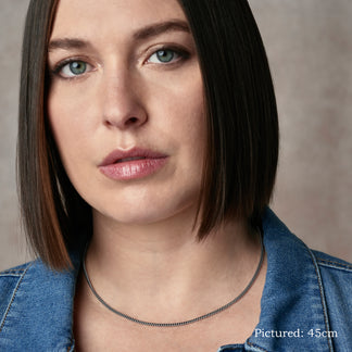 "Curb Chain" Handcrafted Sterling Silver Men's Chain – Clocks and Colours