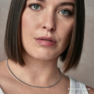 "Curb Chain" Handcrafted Sterling Silver Men's Chain – Clocks and Colours