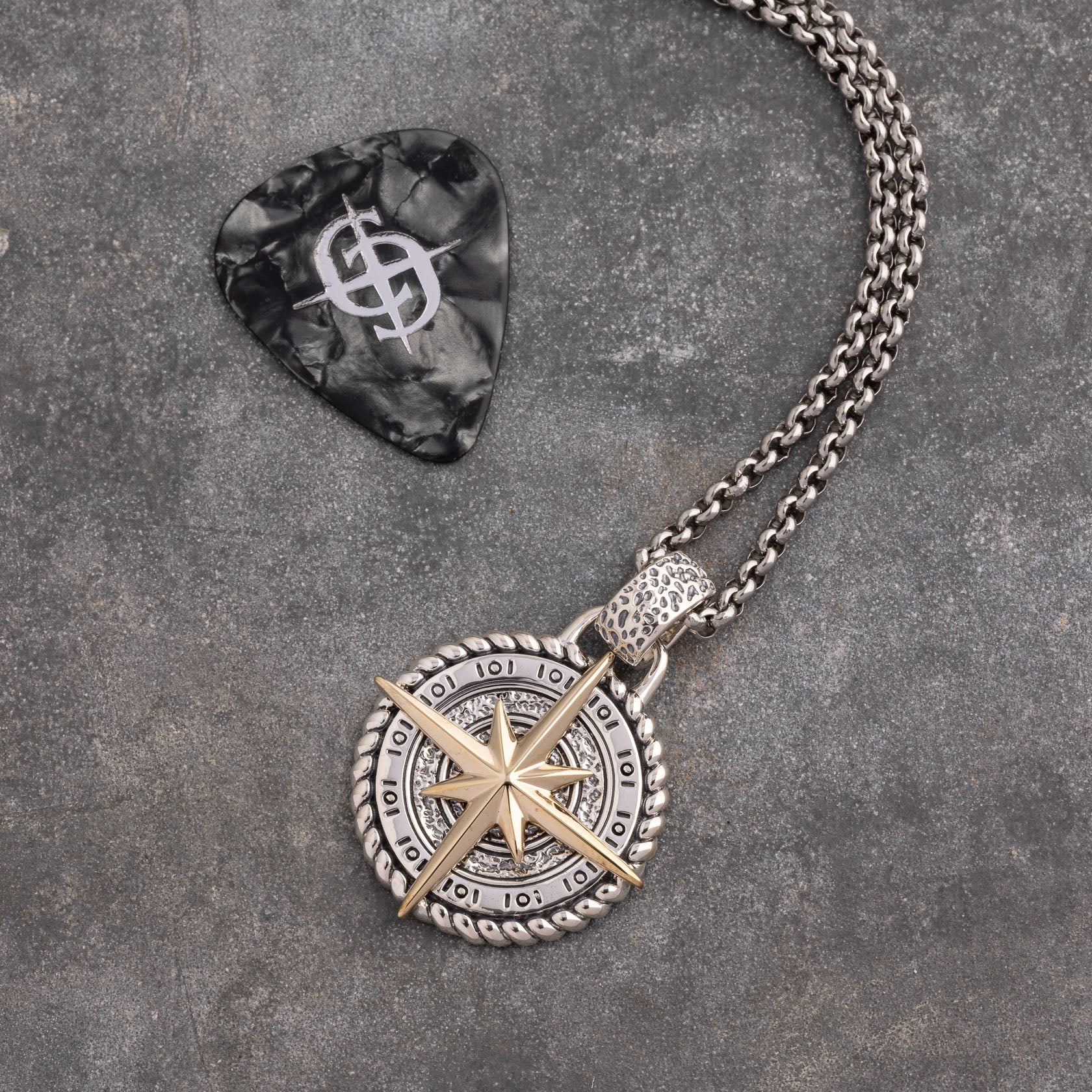Clocks and Colours | Sterling Silver Jewelry | North Star x Brass Inlay ...
