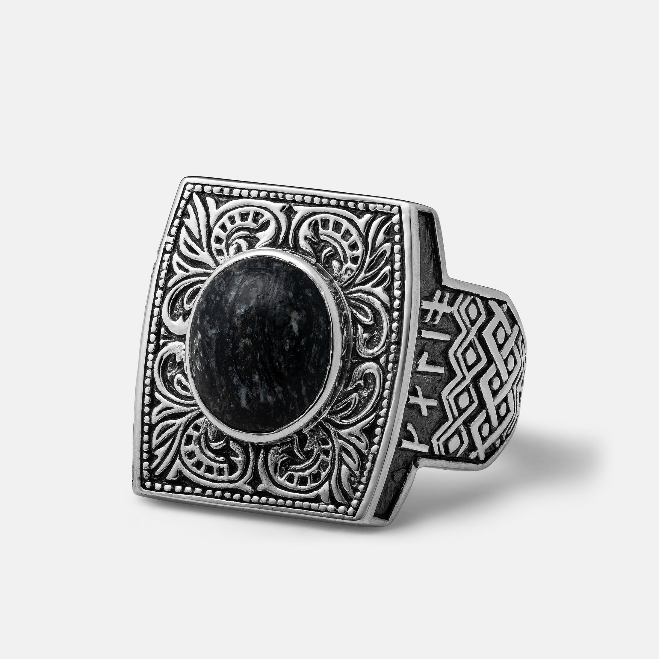 "Rune x JJ Julius Son" Sterling Silver Men's Rings – Clocks and Colours
