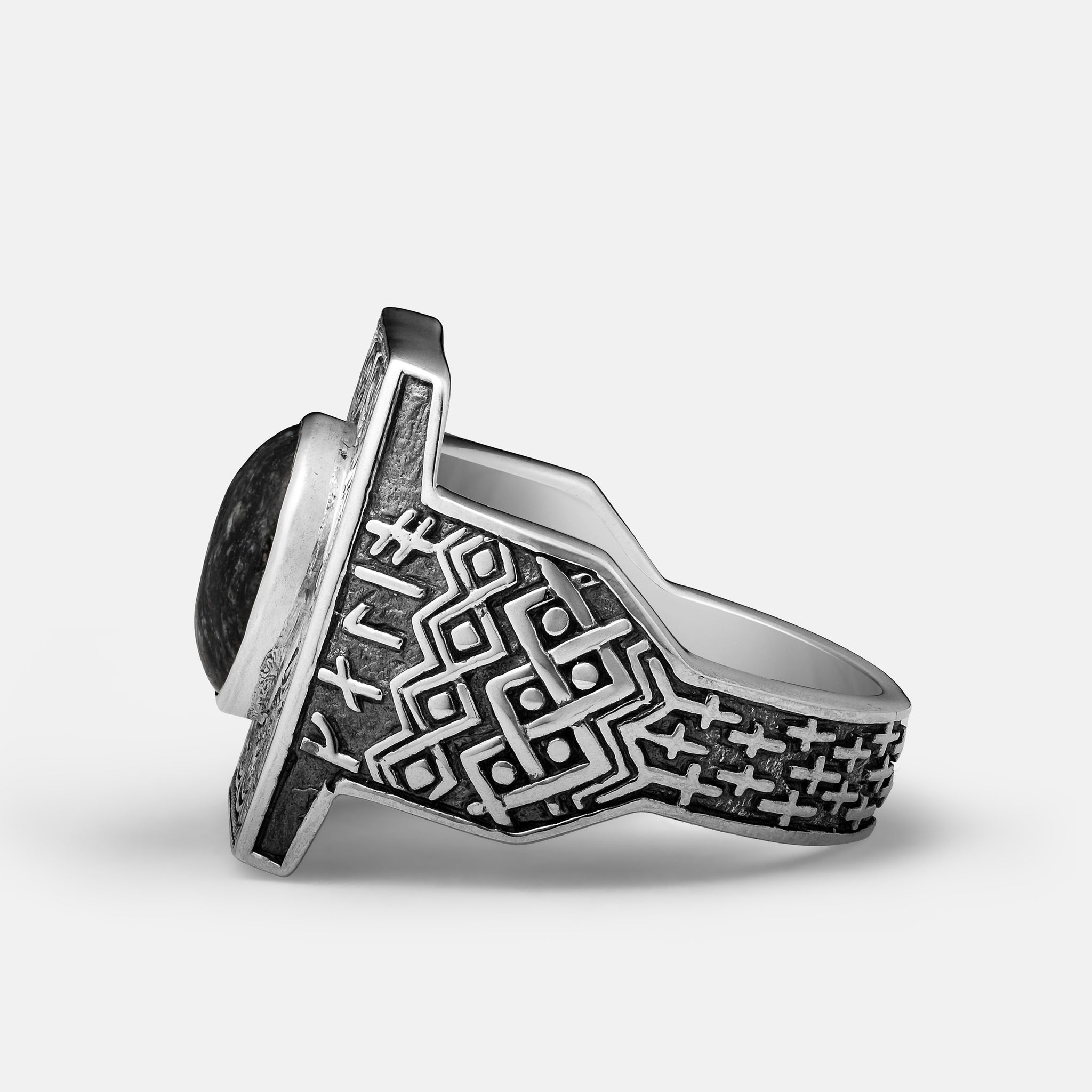 "Rune x JJ Julius Son" Sterling Silver Men's Rings – Clocks and Colours