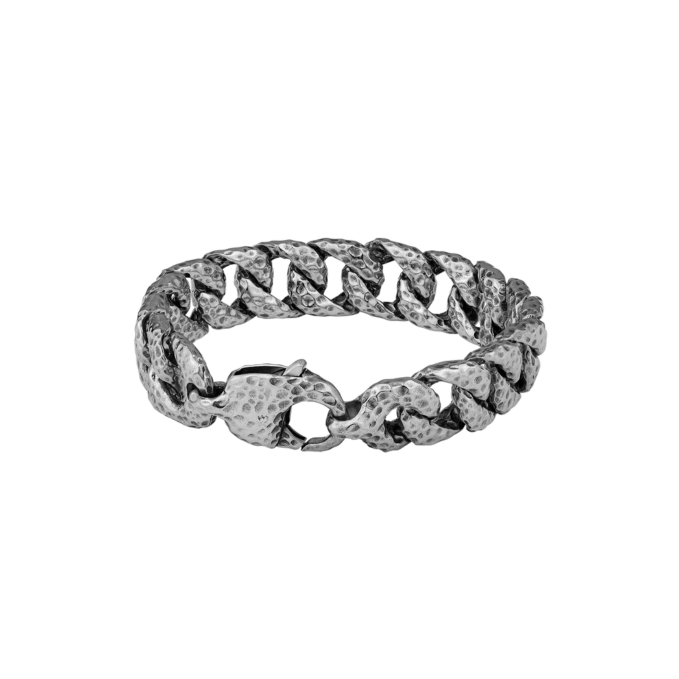 "Shakel" Handcrafted Sterling Silver Men's Bracelet – Clocks and Colours
