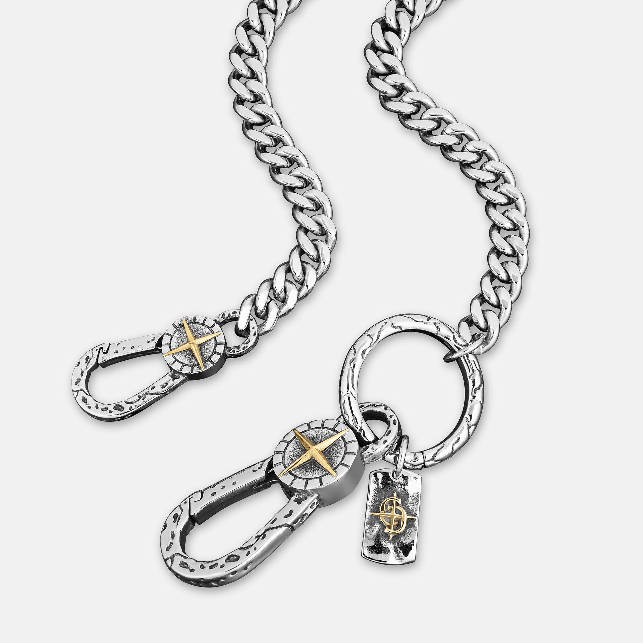 "Sidekick Wallet Chain" Sterling Silver Accessories – Clocks and Colours