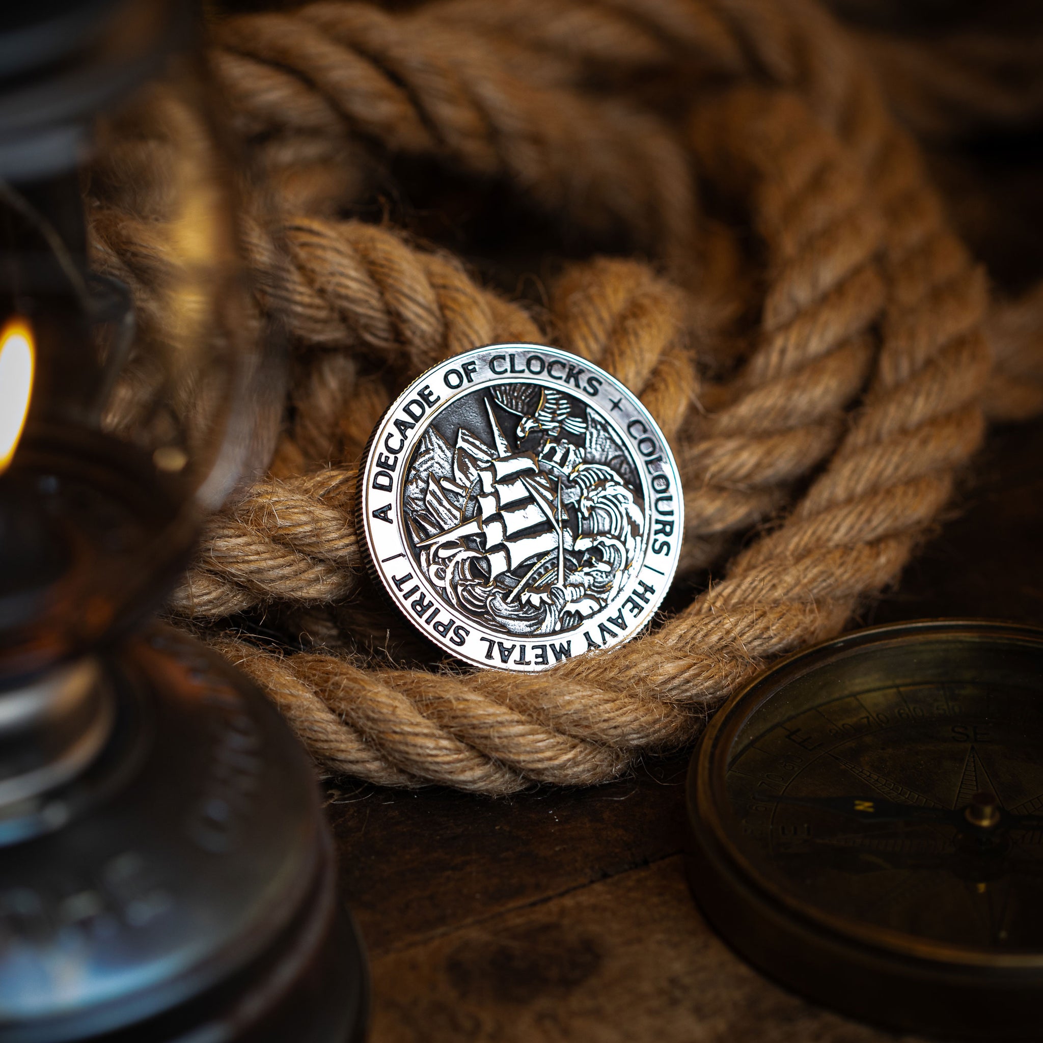 Limtied Edition Decade Coin by Clocks and Colours