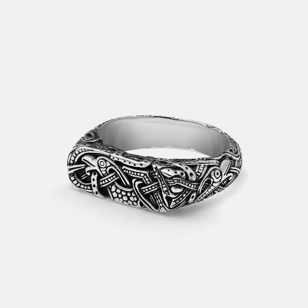Men's Sterling Silver Rings – Clocks and Colours