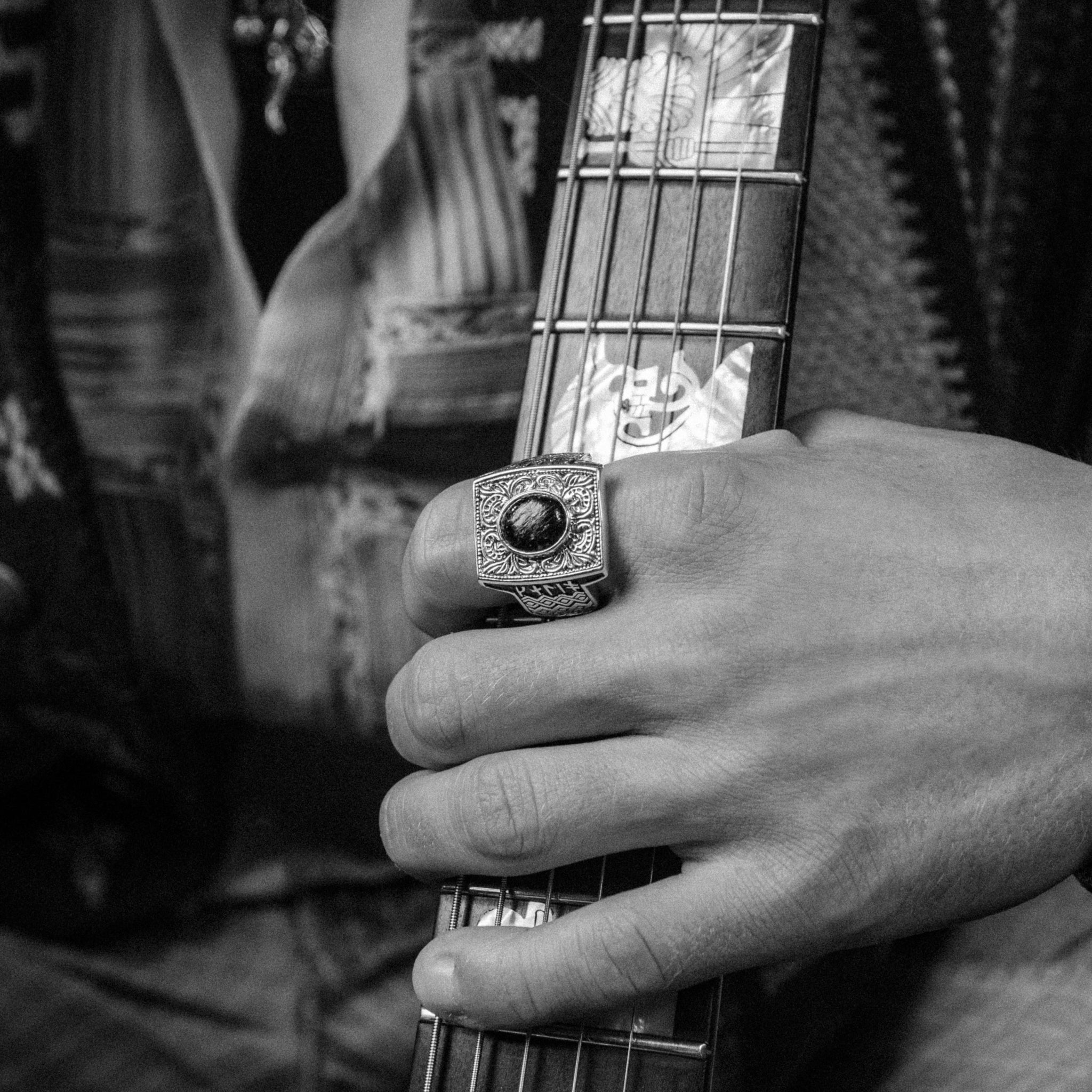 "Rune x JJ Julius Son" Sterling Silver Men's Rings – Clocks and Colours